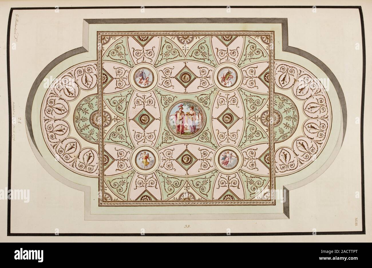 Ceilings composed in the style of the Antique Grotesque a series of ...
