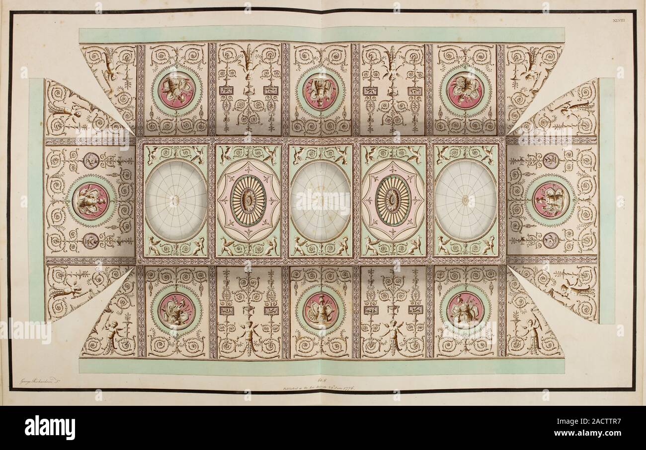 Ceilings composed in the style of the Antique Grotesque a series of ...
