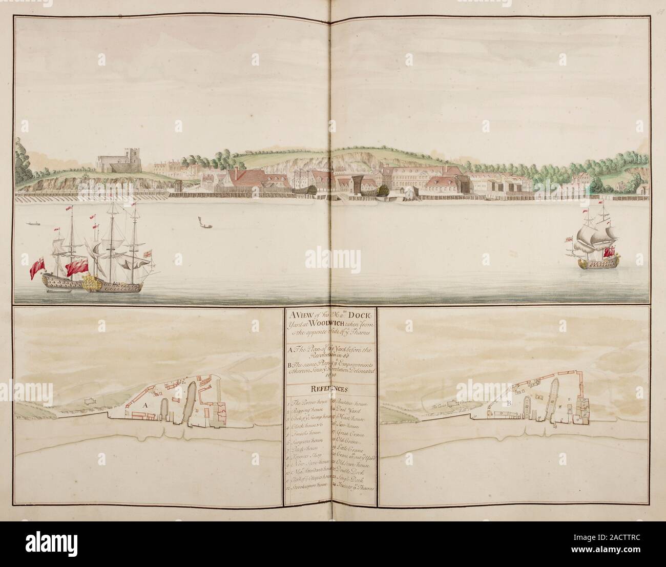 Illustration of Sheerness harbour a survey and description of the ...