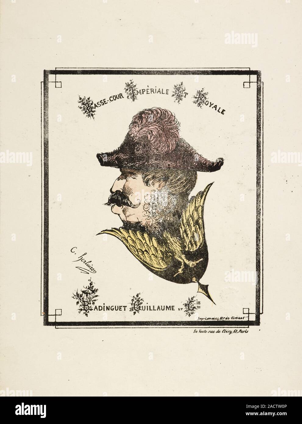 French Caricature - Basse cour Imperiale et Royale, Collection de ...