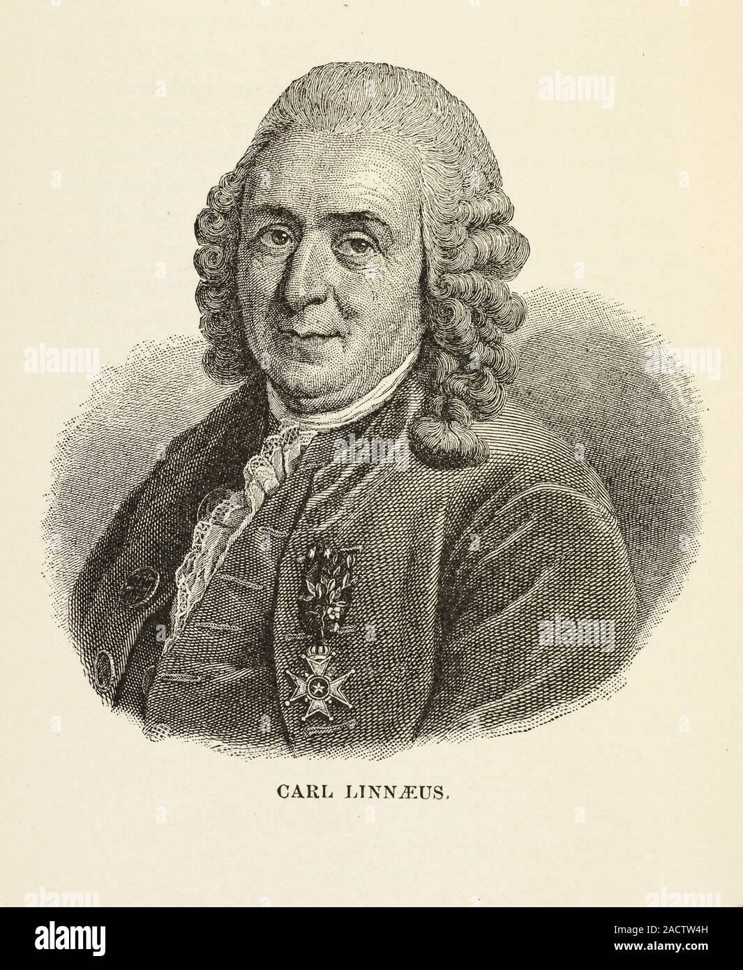 Portrait of Carl Linnaeus from Famous Men of Science' bySarah Elizabeth ...
