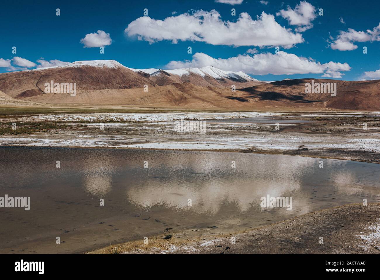 Tso Kar lake in Ladakh, India Stock Photo - Alamy