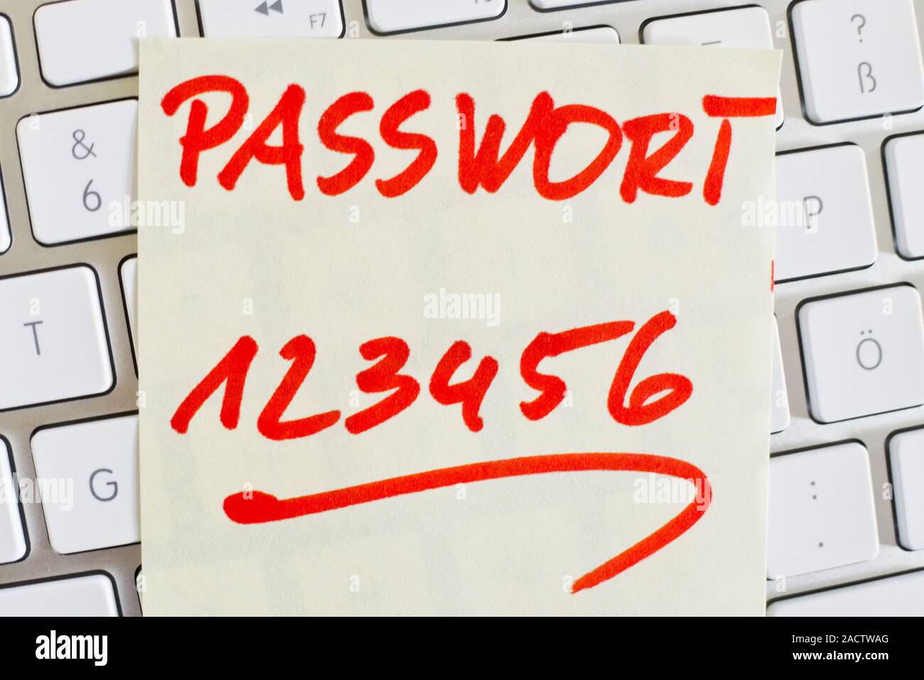 Password note hi-res stock photography and images - Alamy