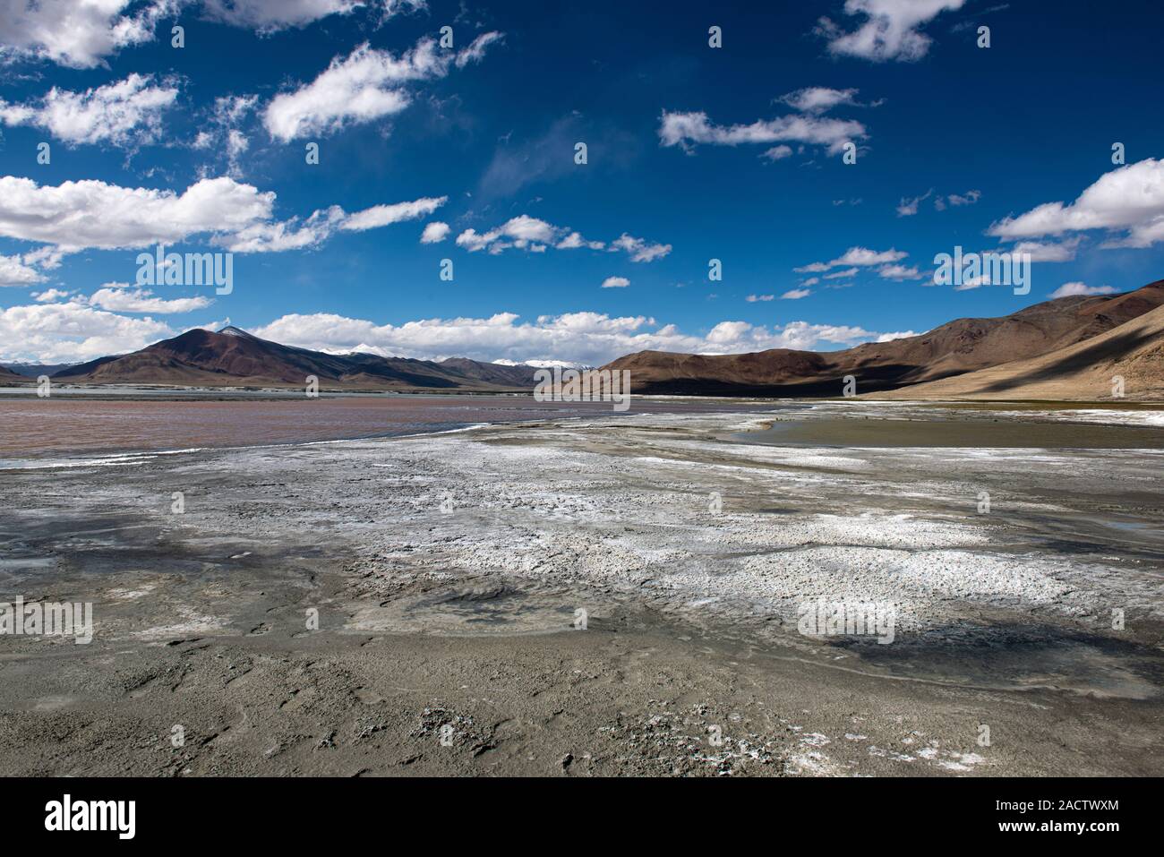 Tso Kar lake in Ladakh, India Stock Photo - Alamy
