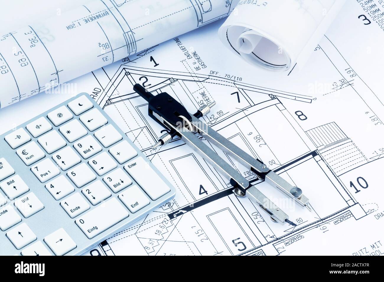 Building plan for a house Stock Photo - Alamy