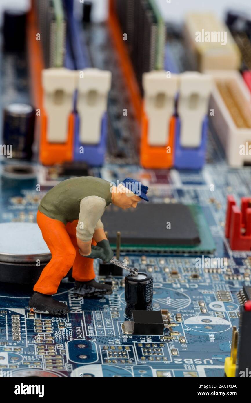 Computer sabotage hi-res stock photography and images - Alamy