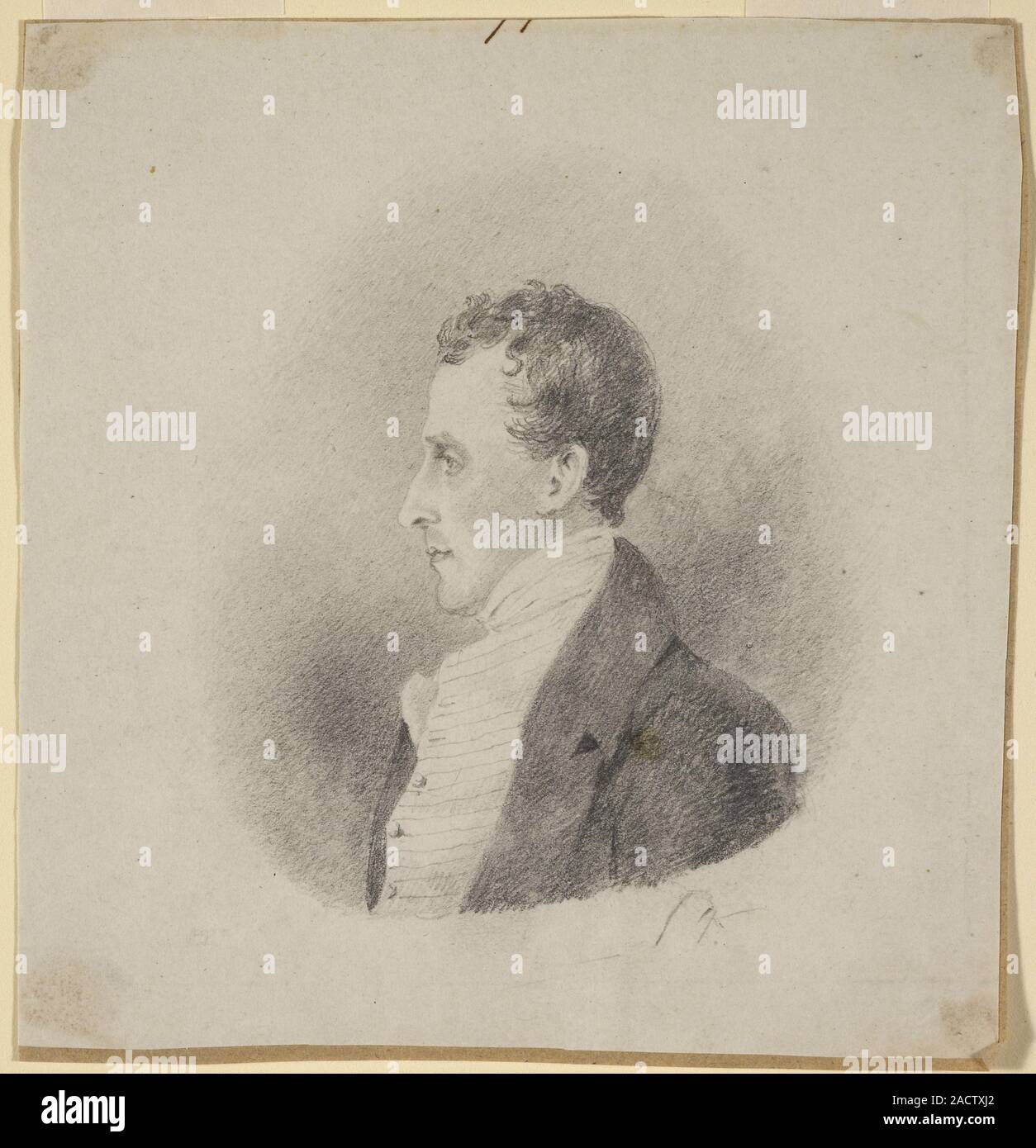 Half-length portrait vignette Edward Gardner Resident at the Court of ...