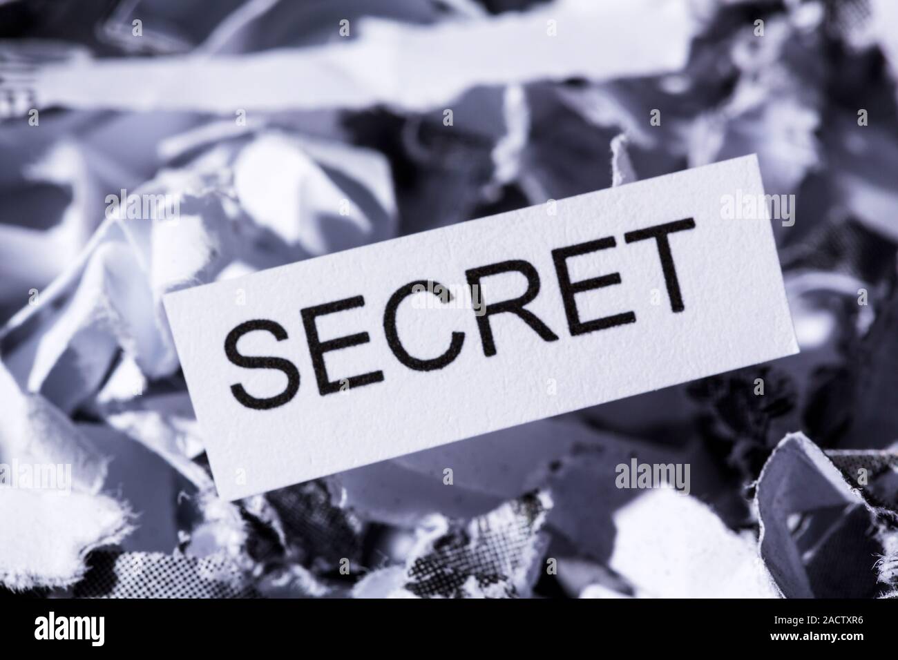 Paper cutlet Secret Stock Photo - Alamy