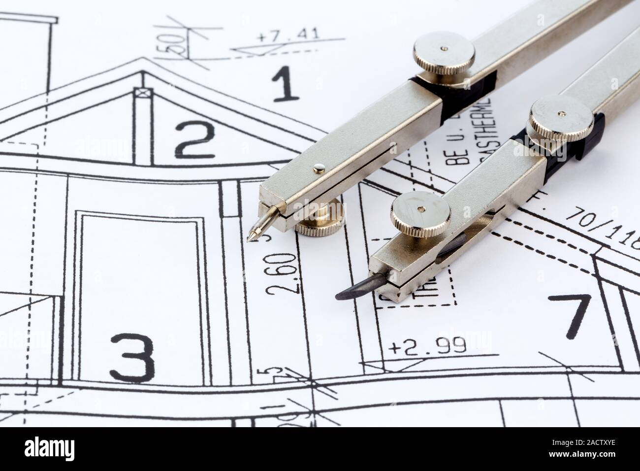 Building plan for a house Stock Photo - Alamy
