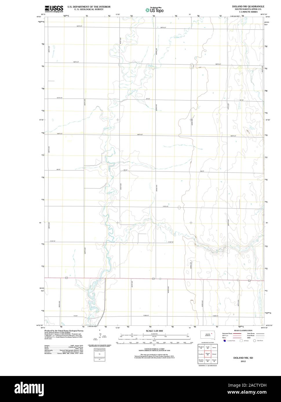 Map of doland Cut Out Stock Images & Pictures - Alamy