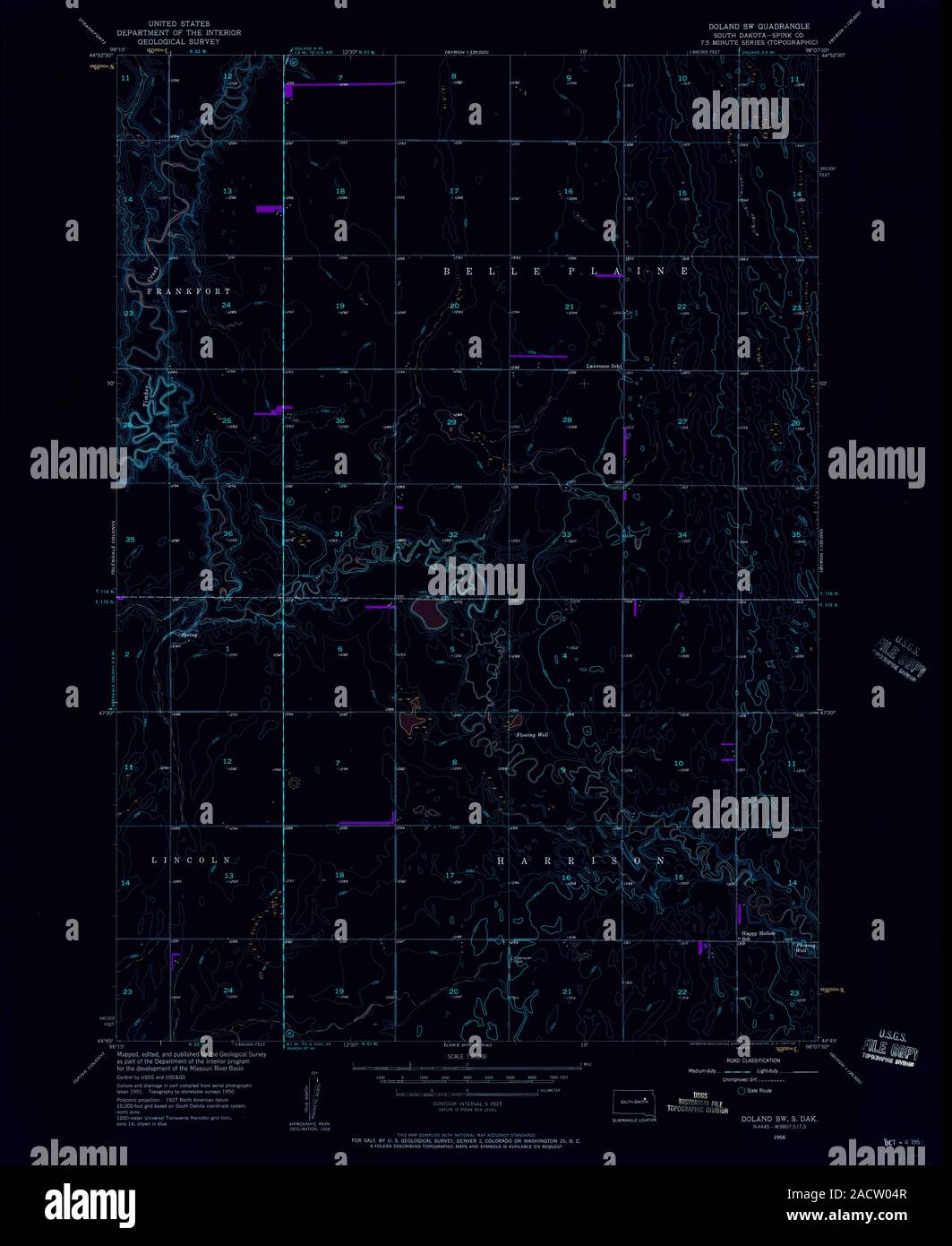 Map of doland hi-res stock photography and images - Alamy