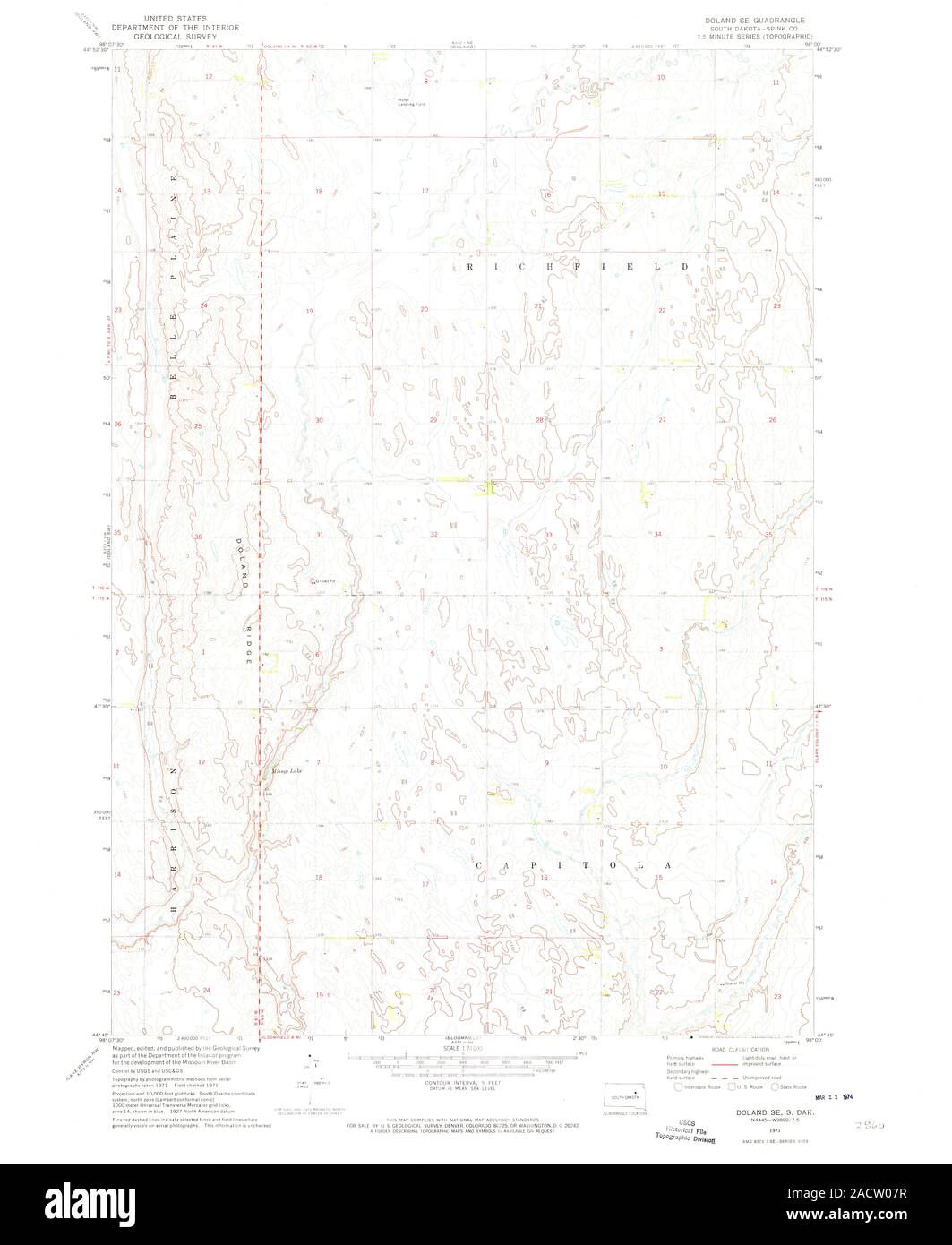 Map of doland hi-res stock photography and images - Alamy