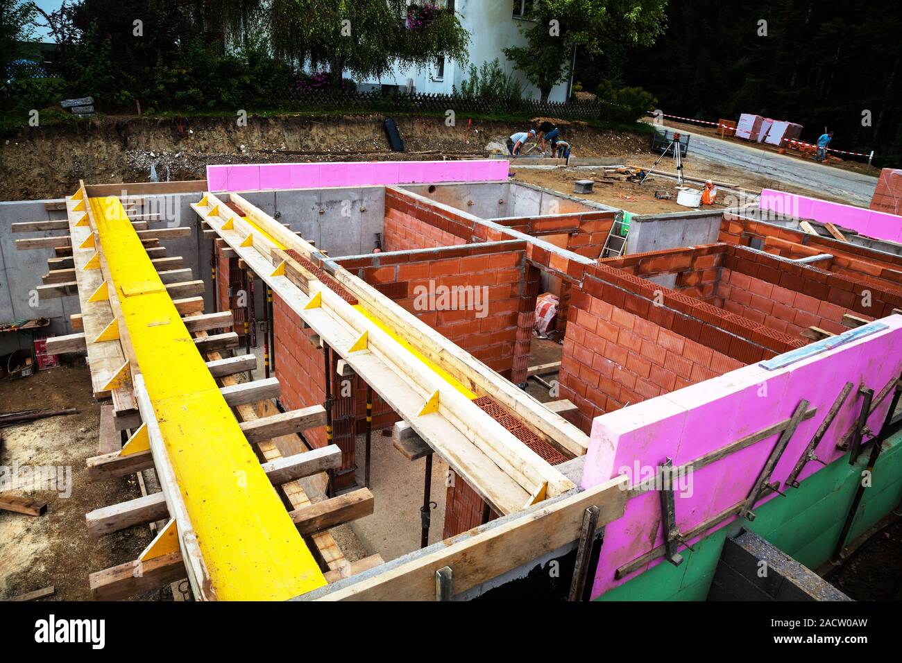 On the construction site Stock Photo - Alamy