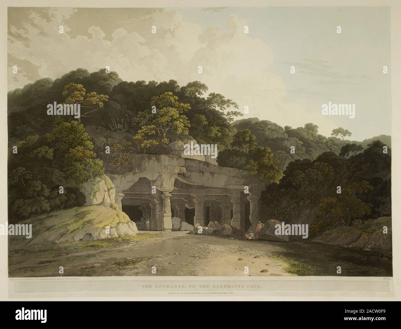 Antiquities of India , Engravings of historic sites and places in ...