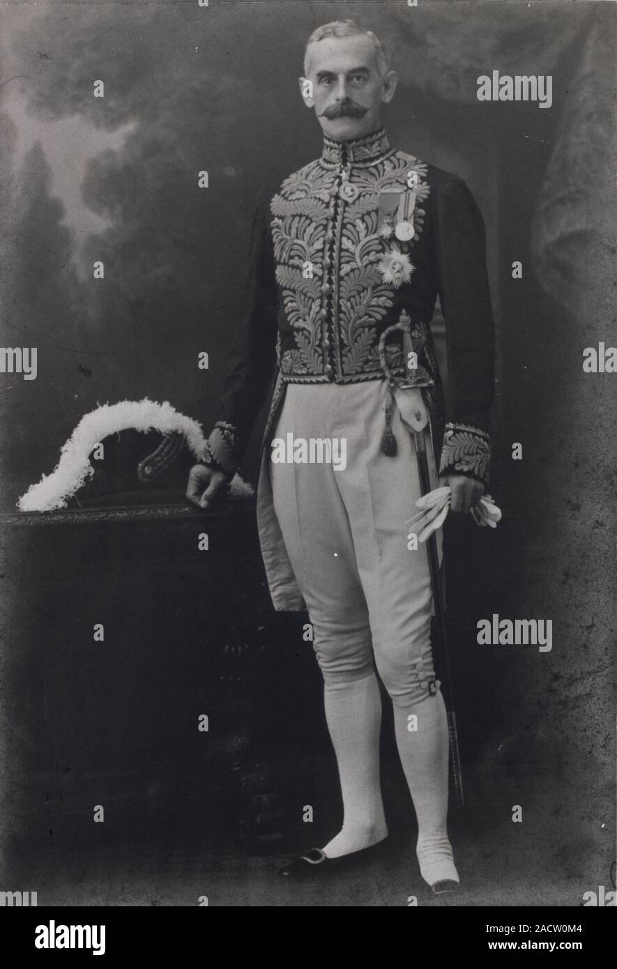 Portrait photograph of Sir Edward Gait, a civil servant and governor of ...