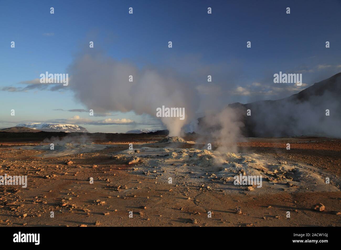 High temperature area Hverarönð Námafjall Island Stock Photo - Alamy