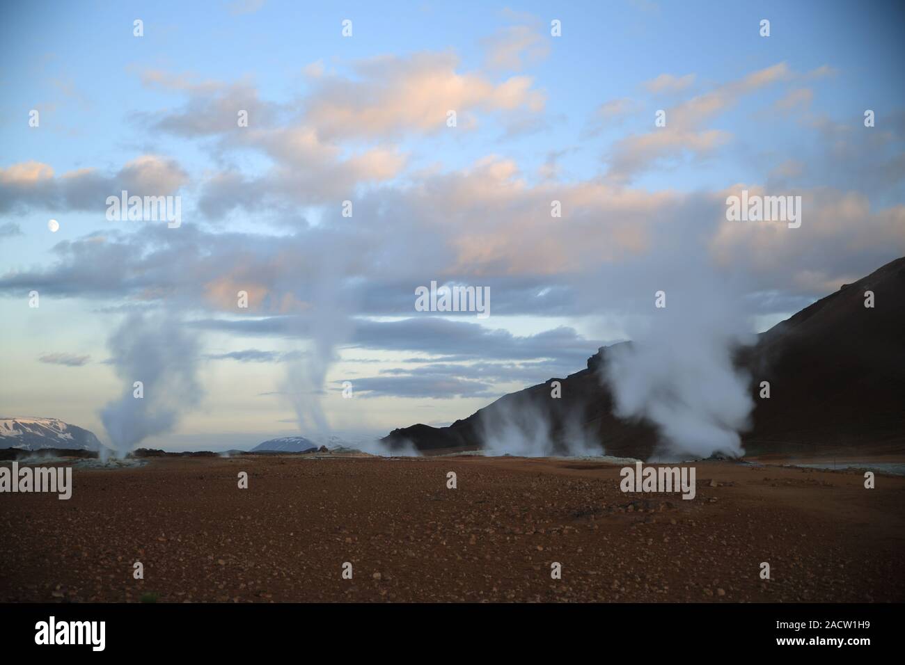 High temperature area Hverarönð Námafjall Island Stock Photo - Alamy