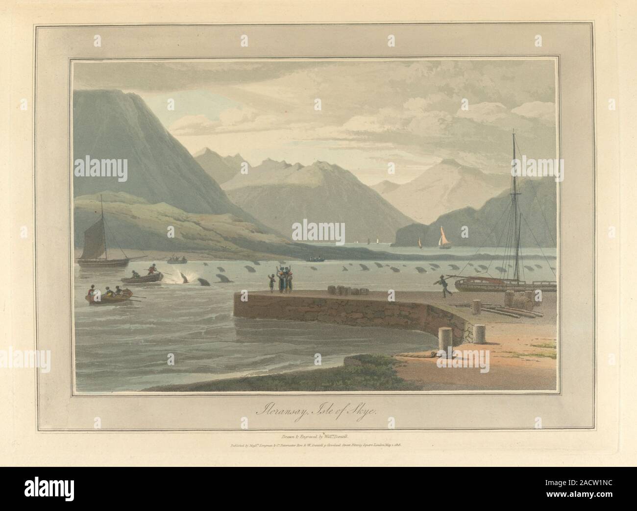 Isleornsay - Isle of Skye. Scotland. Coastal scene. The islands, Author ...