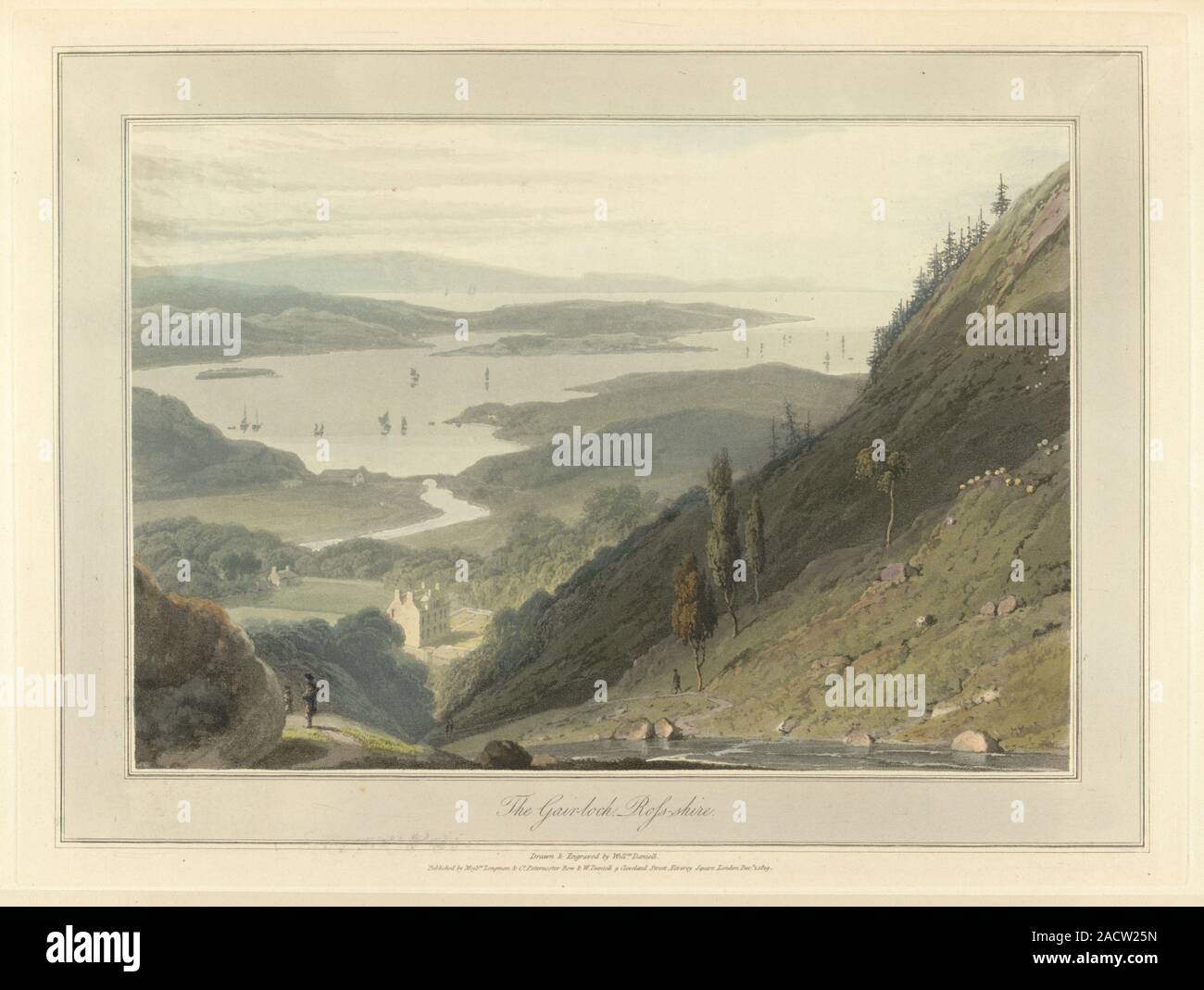 The Gair-loch - Ross-shire Coastal landscape scenes around Great ...