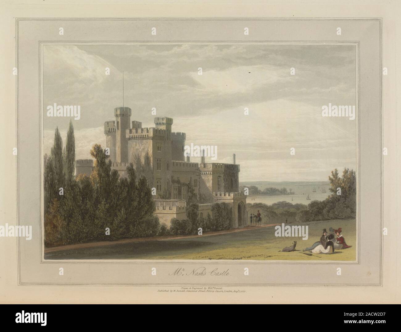 Mr Nash's Castle Coastal landscape scenes around Great Britain, Author ...