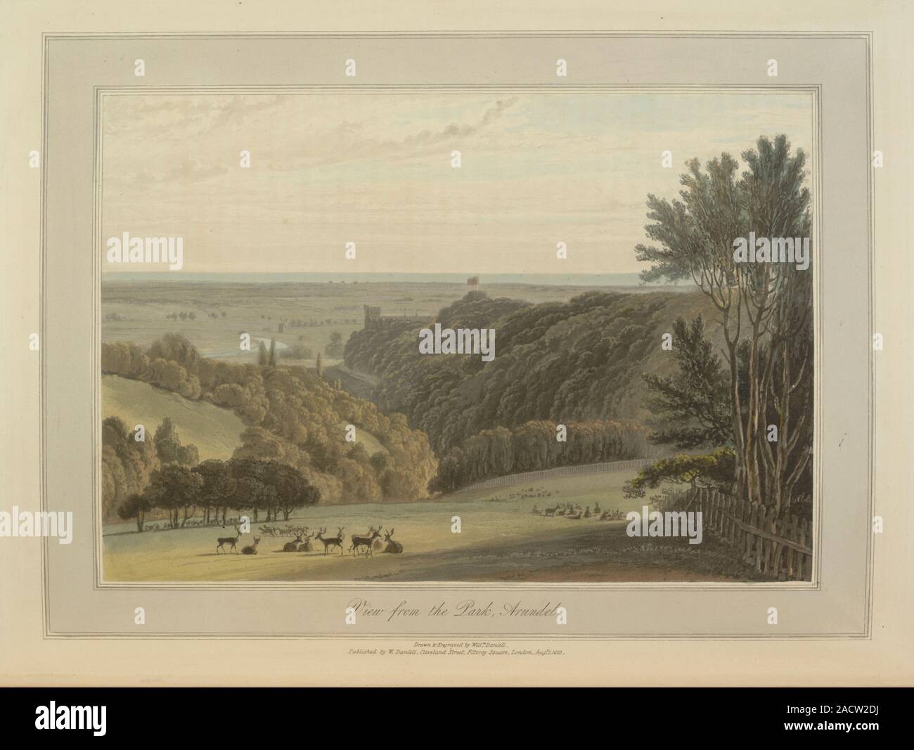 View from the Park - Arundel Coastal landscape scenes around Great ...