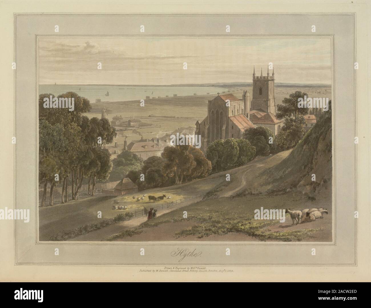Hythe Coastal landscape scenes around Great Britain, Author Richard ...