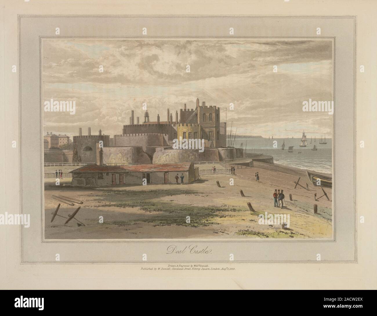 Deal Castle Coastal landscape scenes around Great Britain, Author ...