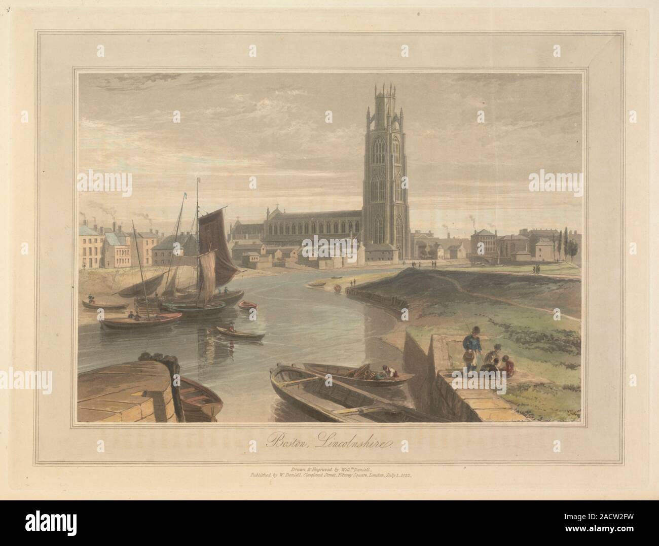 Boston - Lincolnshire Coastal landscape scenes around Great Britain ...