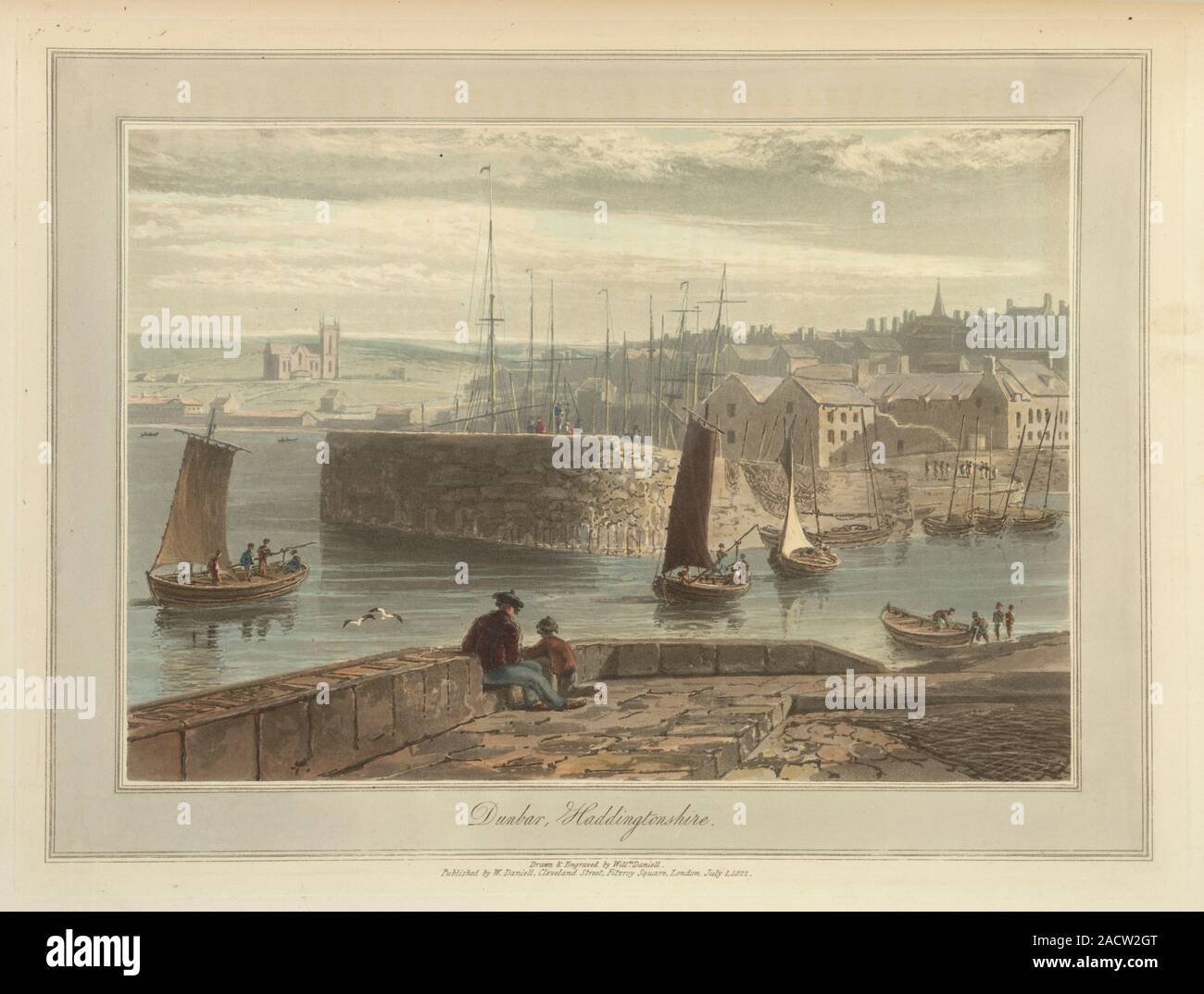 Dunbar - Haddingtonshire Coastal landscape scenes around Great Britain ...