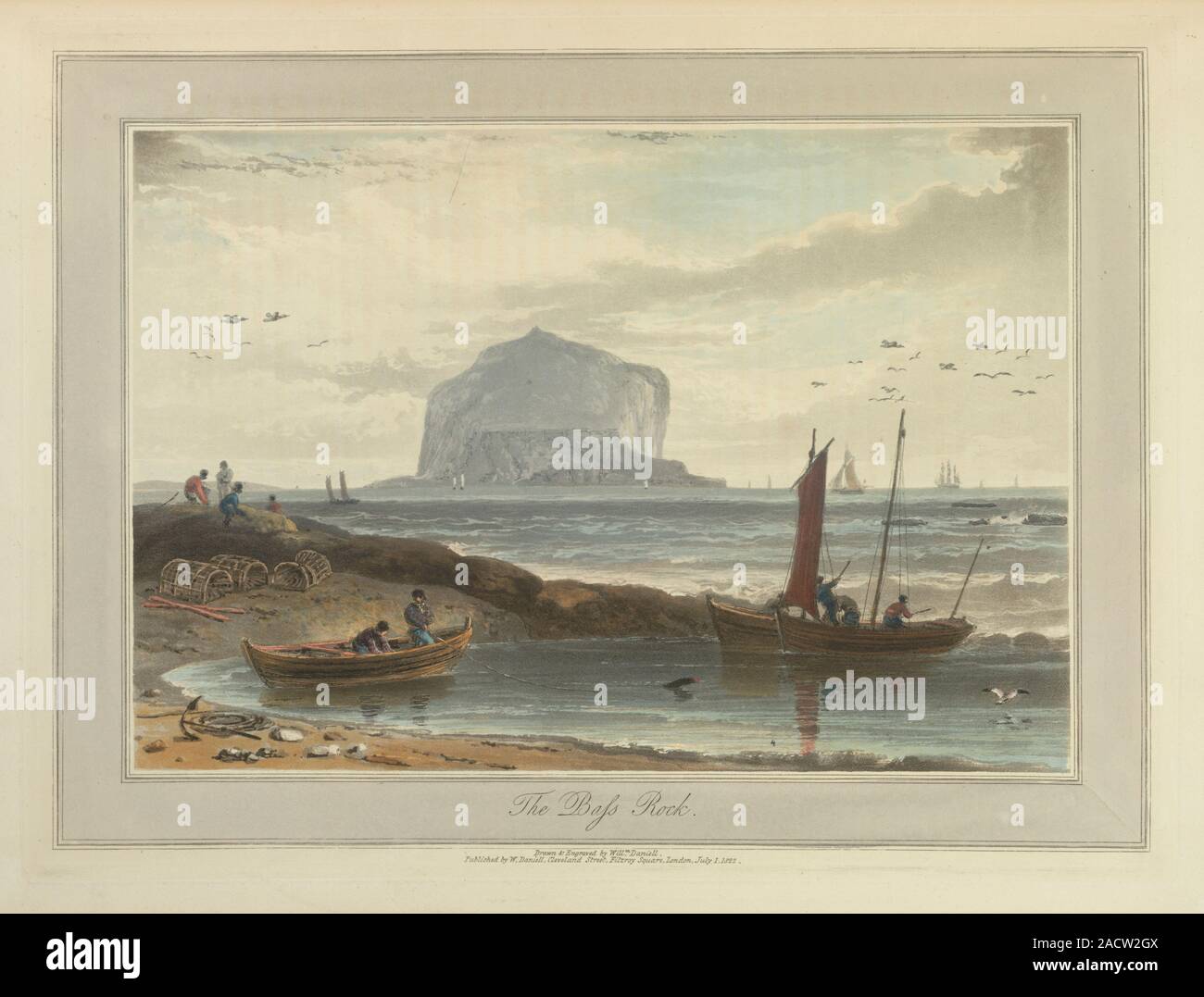 The Bass Rock Coastal landscape scenes around Great Britain, Author ...