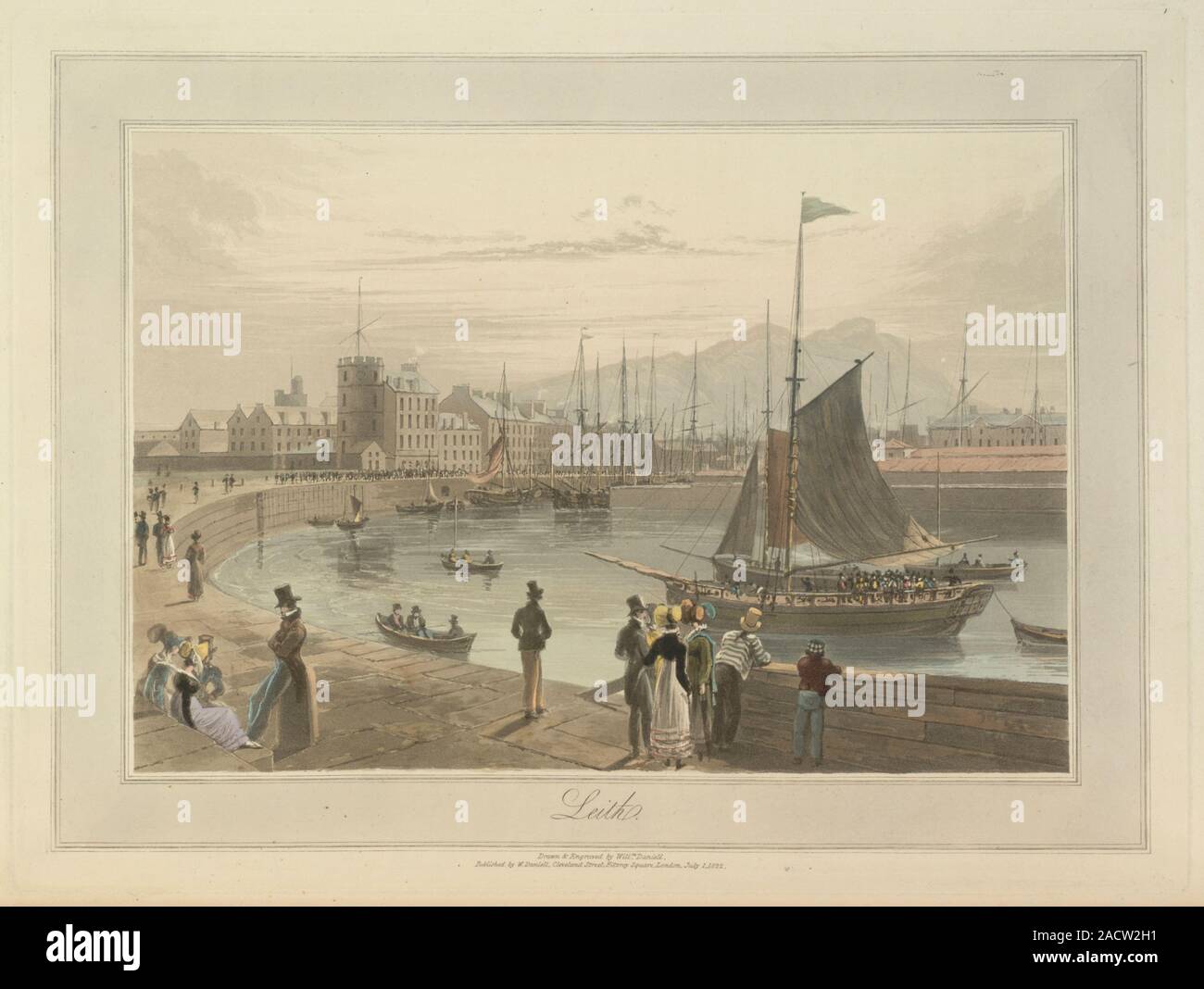Leith Coastal landscape scenes around Great Britain, Author Richard ...