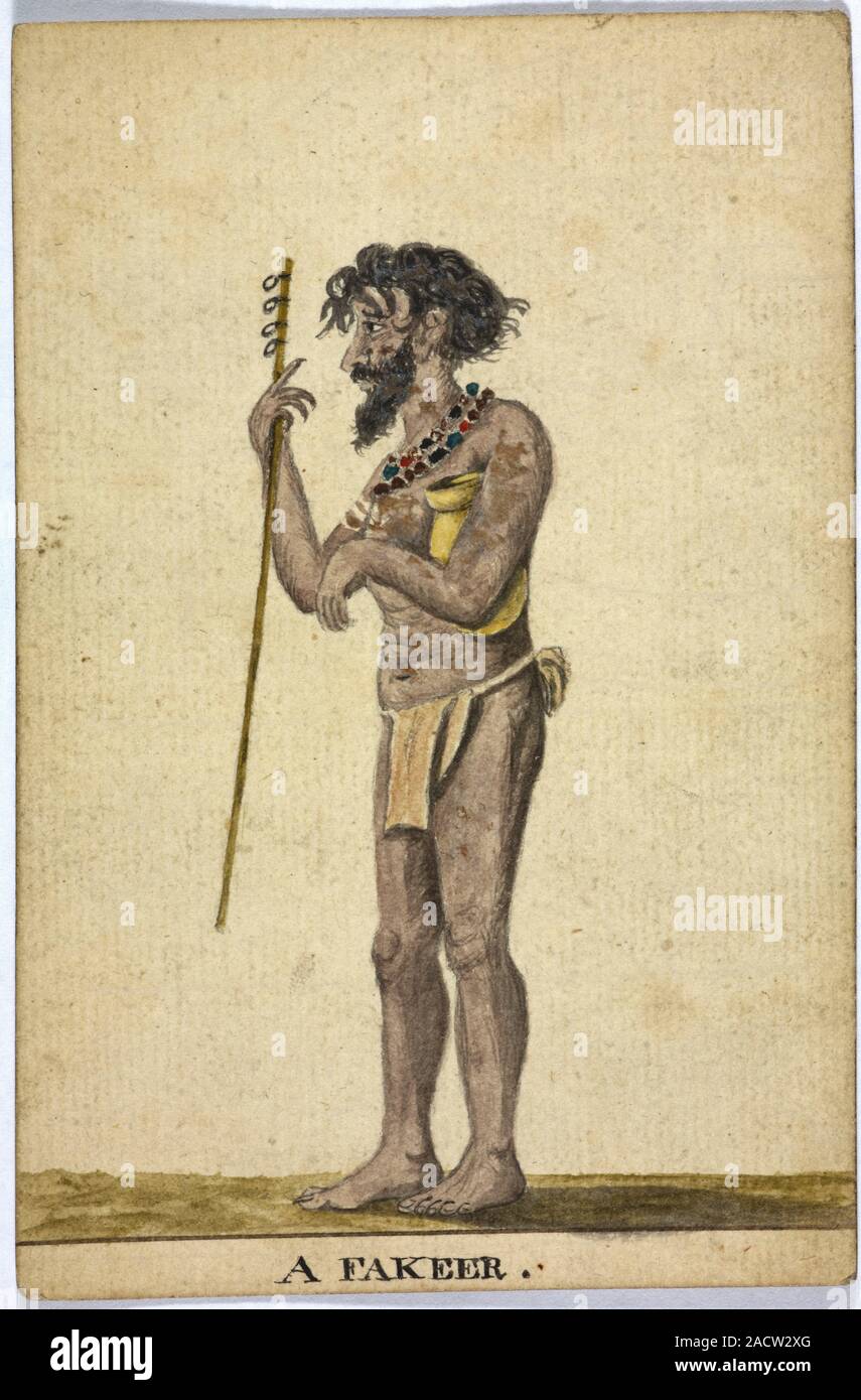 A Fakeer in Bombay Stock Photo - Alamy