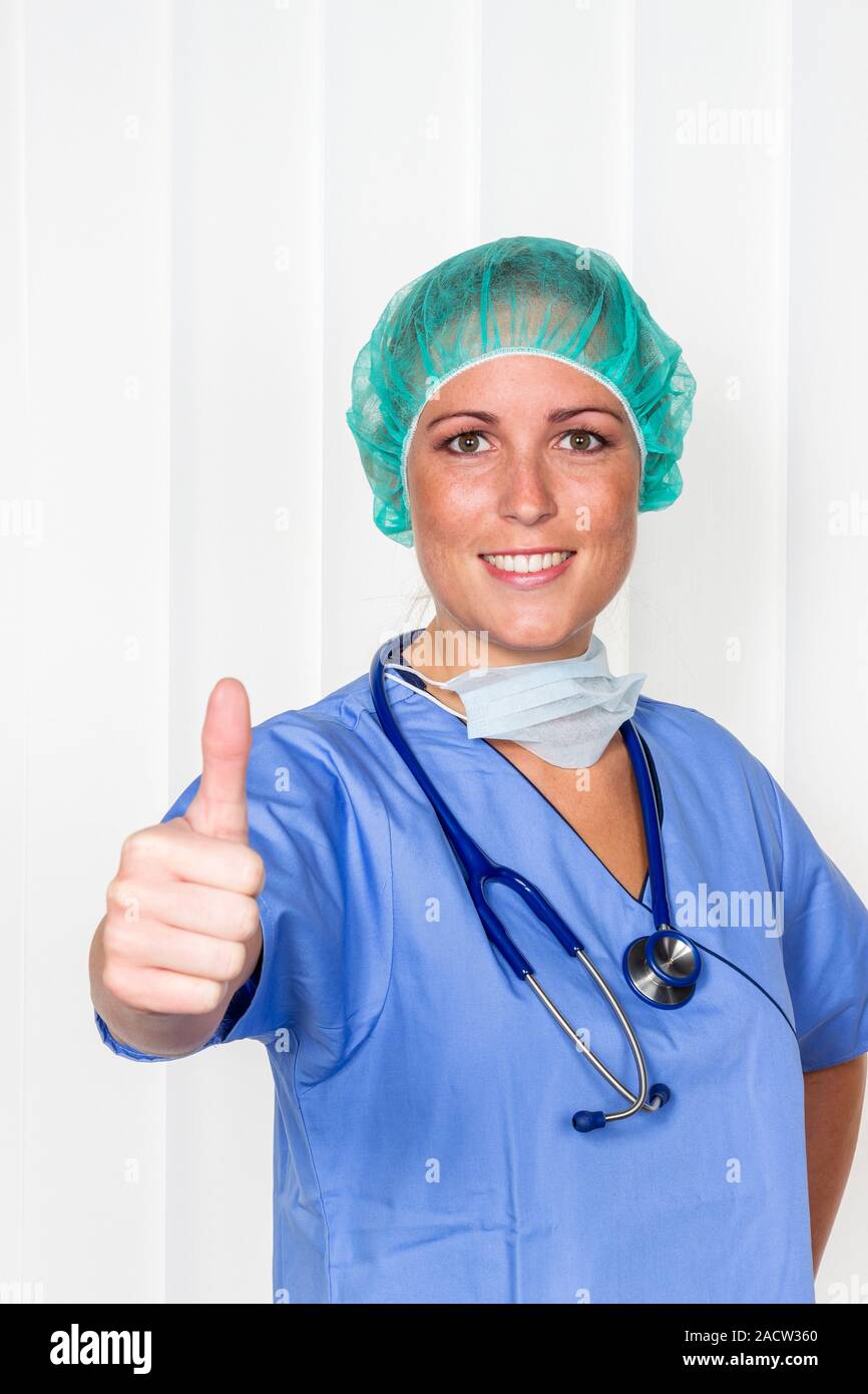 Friendly OP Doctor Stock Photo - Alamy