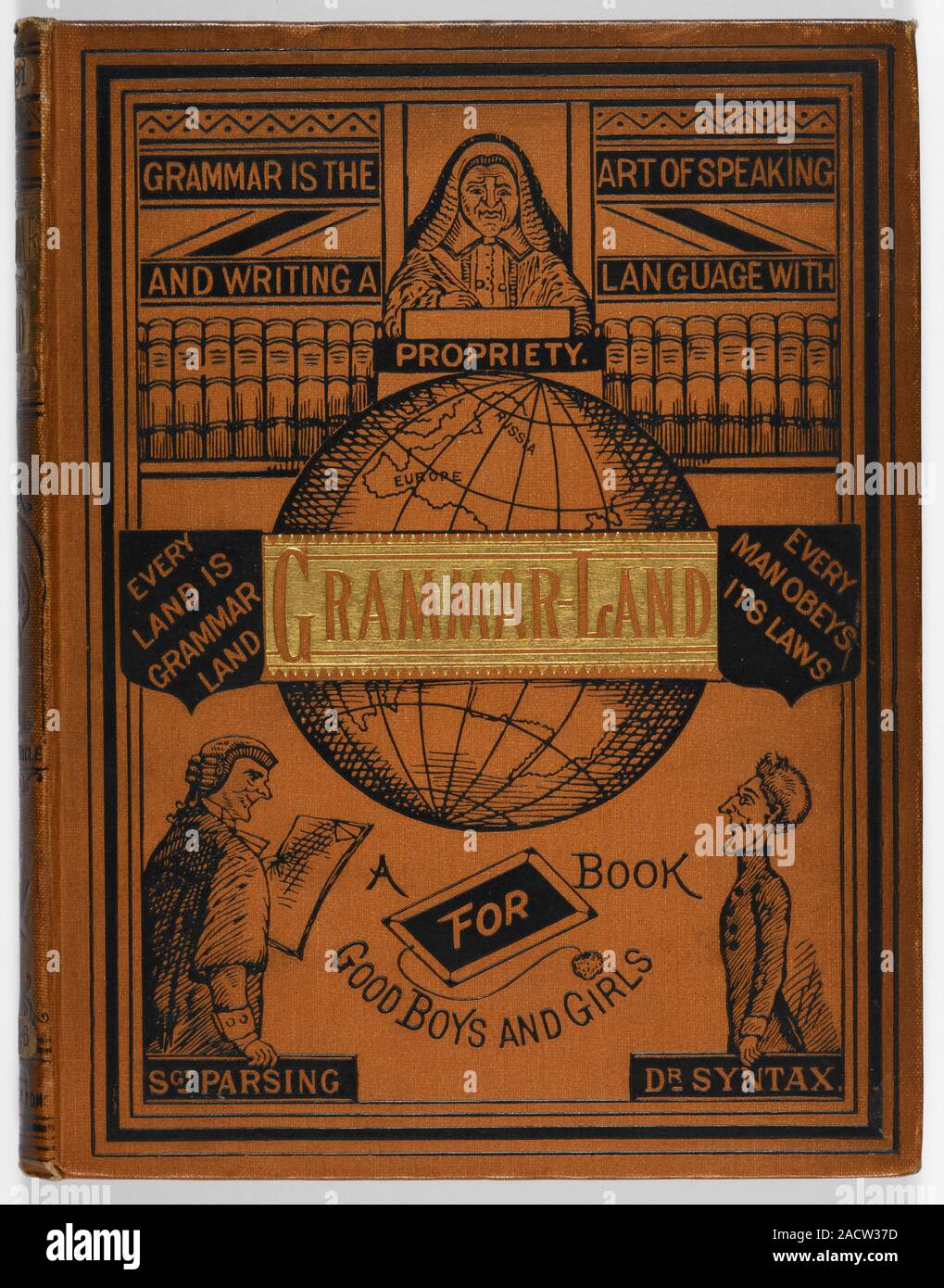 Front cover of a grammar book for children Stock Photo - Alamy