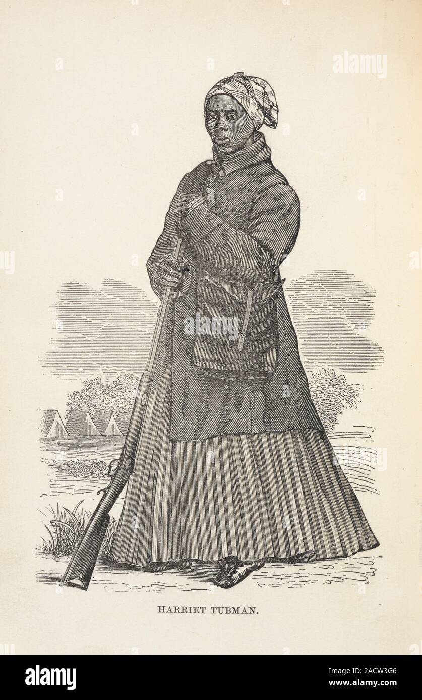 Harriet Tubman. Portrait. African-American abolitionist and Union spy ...