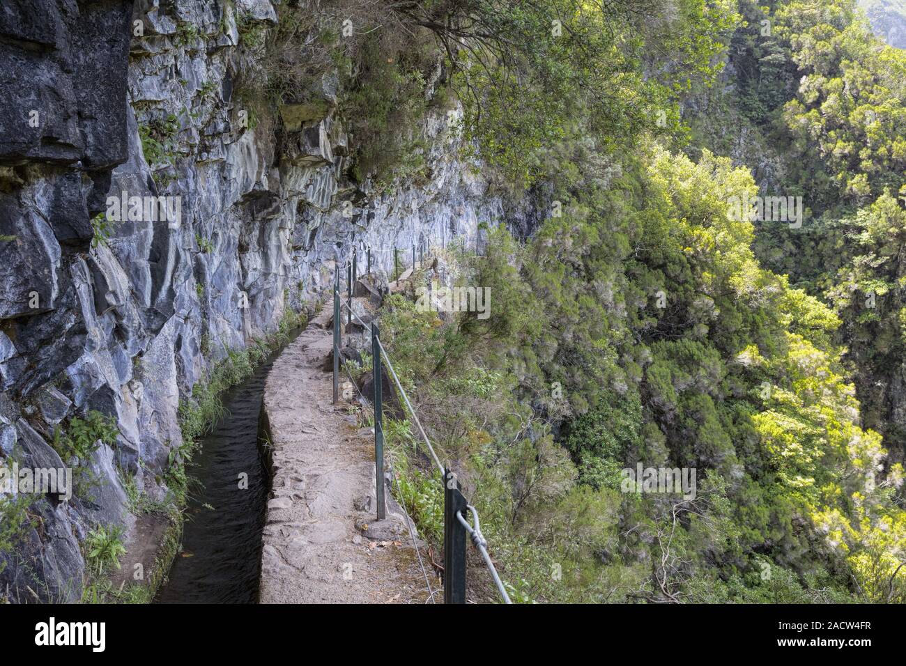 Levada Hike in Madeira, Portugal Stock Photo - Alamy