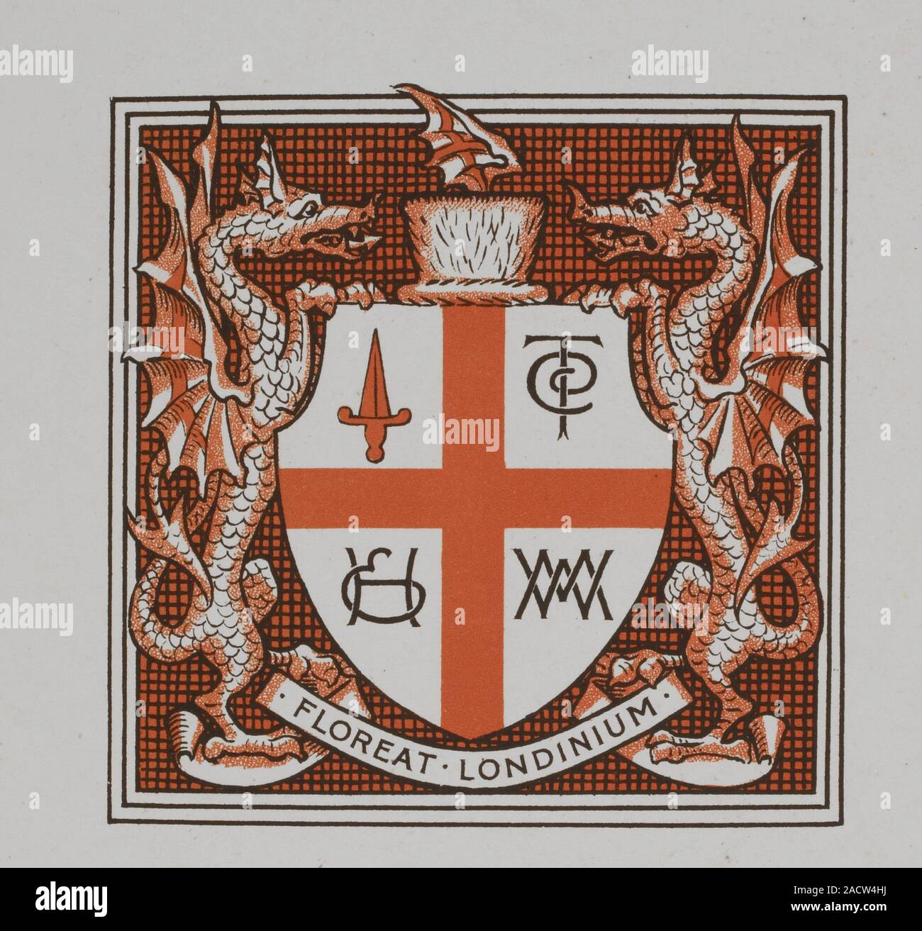 A coat of arms. Illustration from London town', Image taken from ...