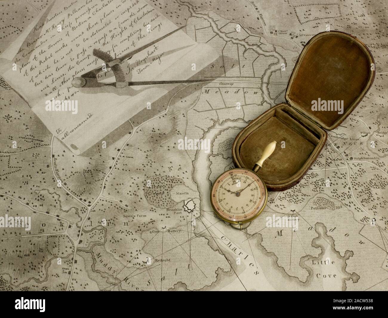 A map meter a dial map measurer unsigned but attributed to one of the ...