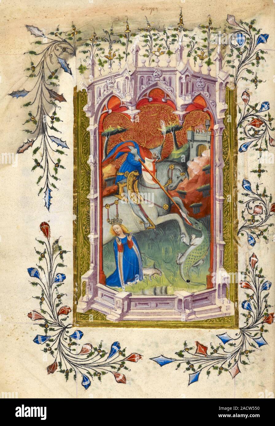 St George and the Dragon. Memorials to the saints. St George, on ...