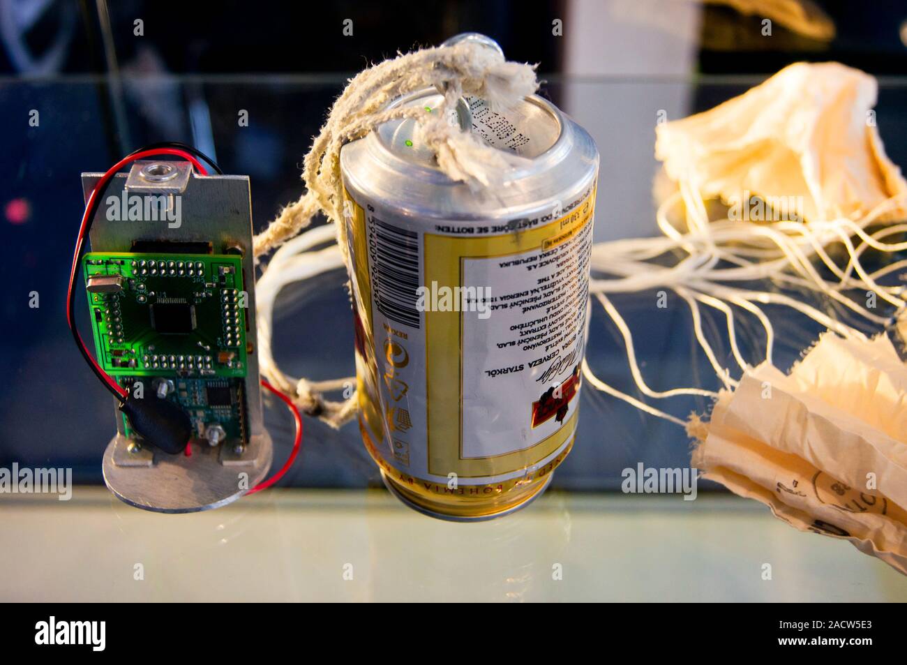 A student-built sounding rocket payload small enough to fit inside a ...