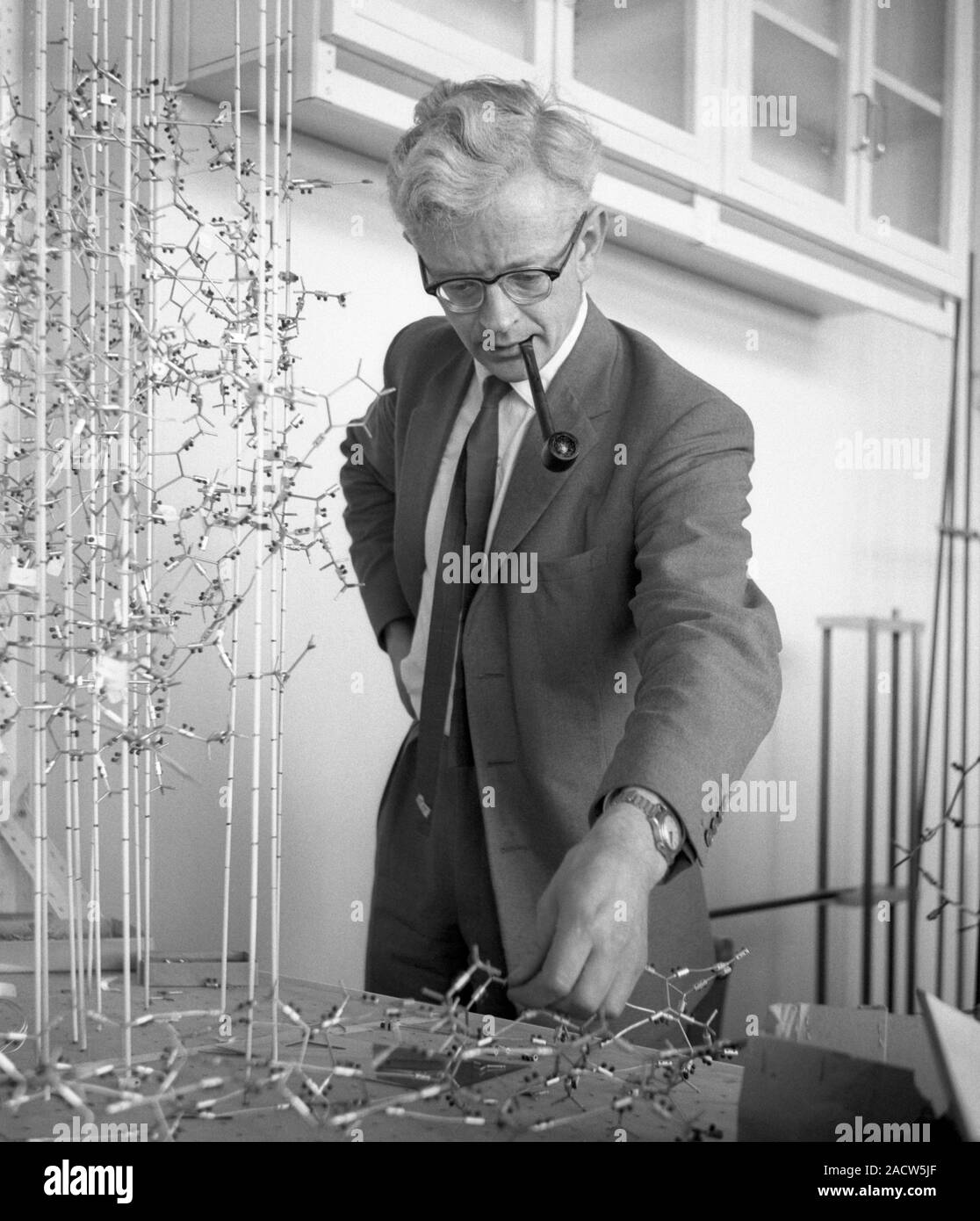 John Cowdery Kendrew (1917-1997), British biochemist, crystallographer ...