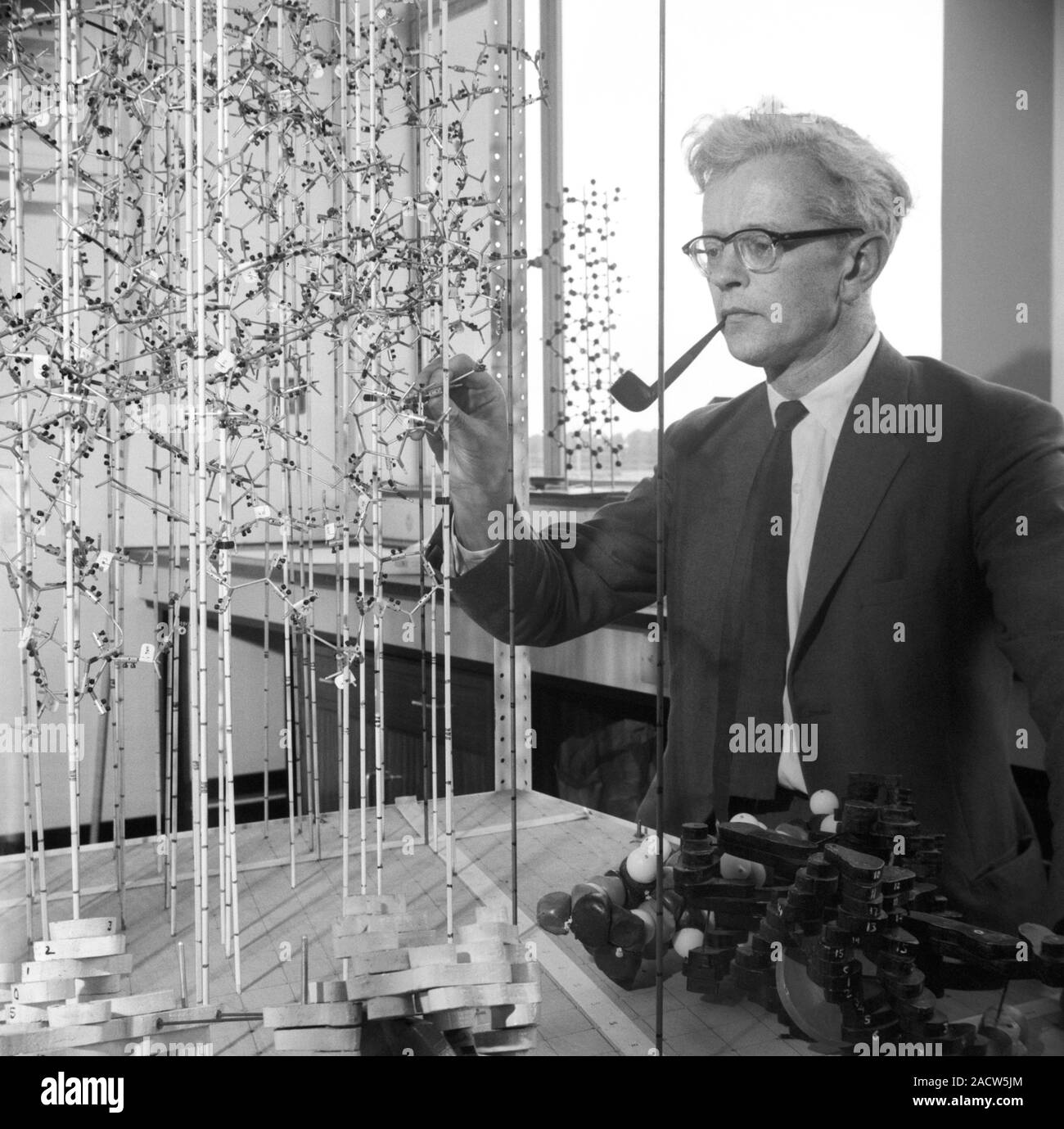 John Cowdery Kendrew (1917-1997), British biochemist, crystallographer ...