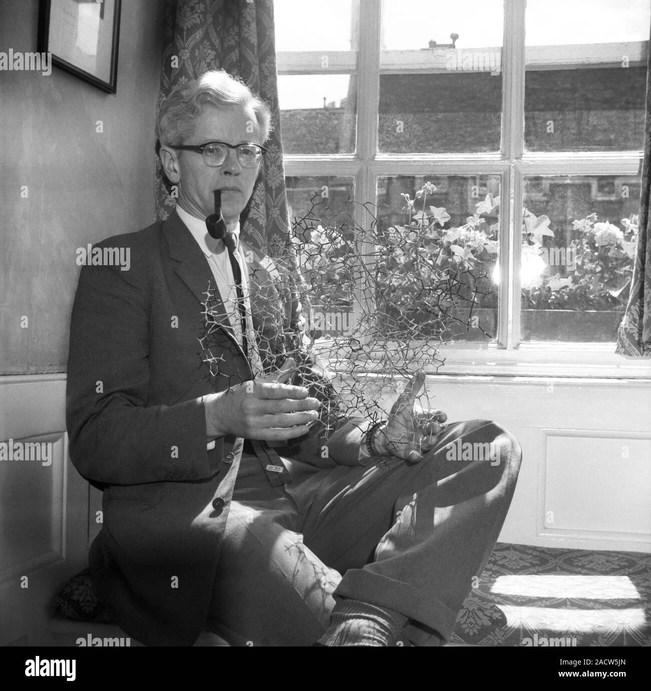 John Cowdery Kendrew (1917-1997), British biochemist, crystallographer ...