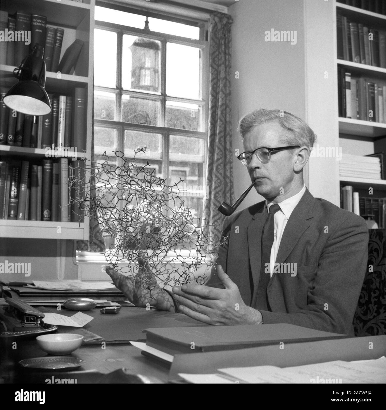 John Cowdery Kendrew (1917-1997), British biochemist, crystallographer ...