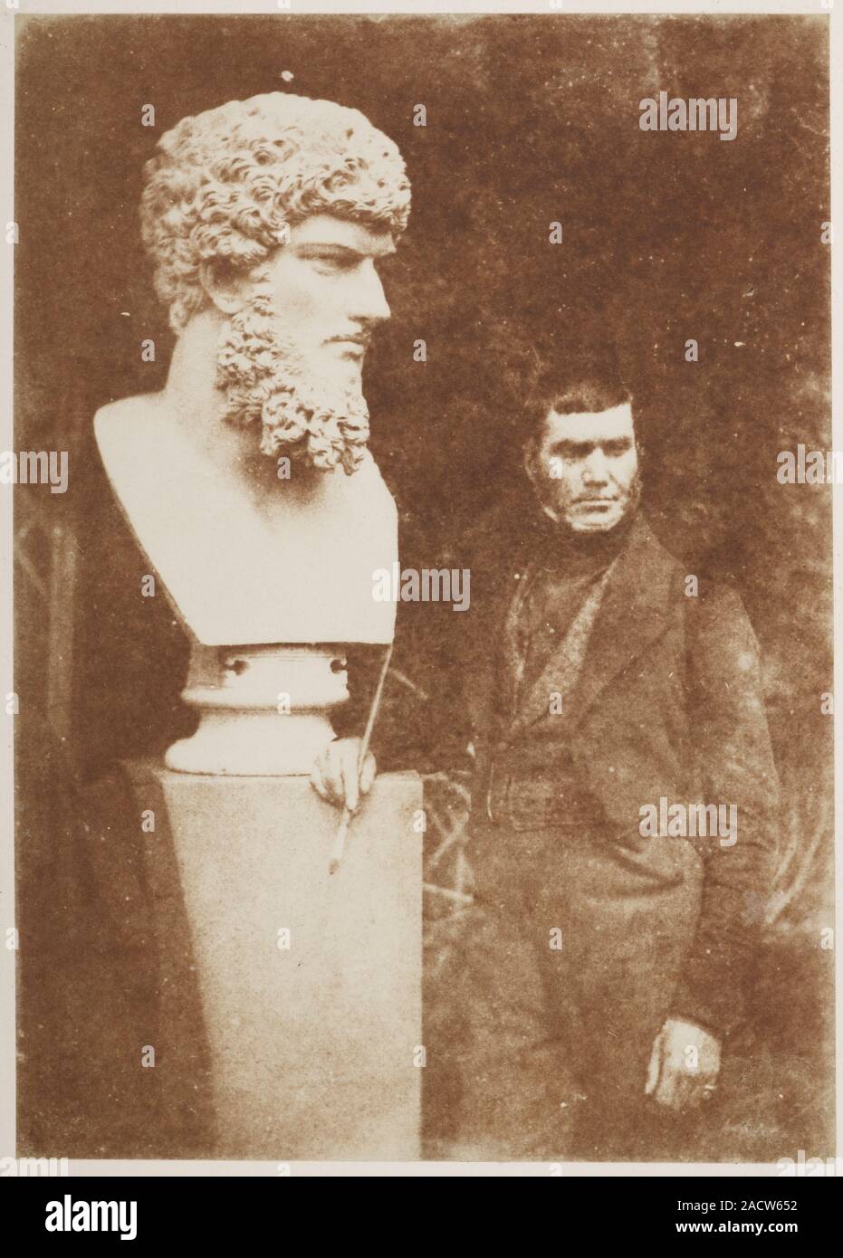 John Stevens R.S.A. Three-quarter length portrait of the painter John ...