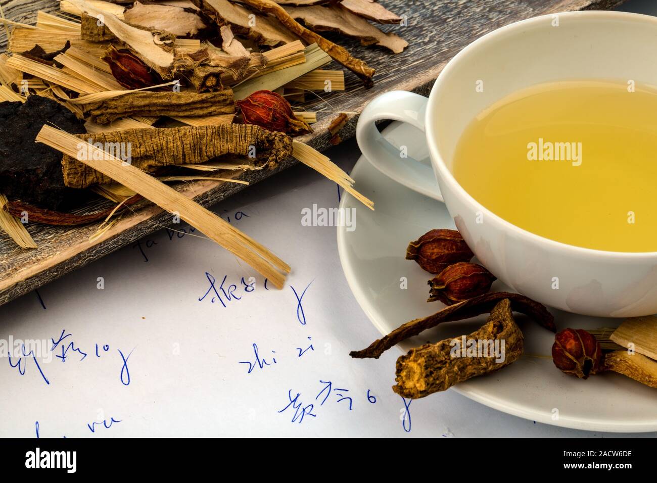 Tea for Traditional Chinese Medicine Stock Photo - Alamy
