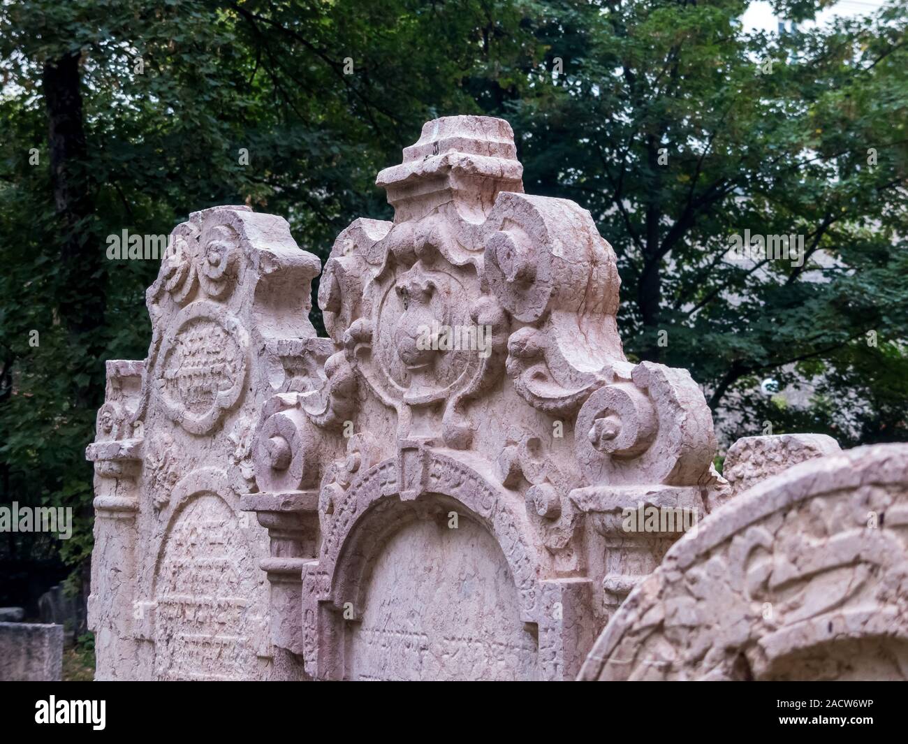 Austria, Vienna, Jewish Cemetery Stock Photo - Alamy