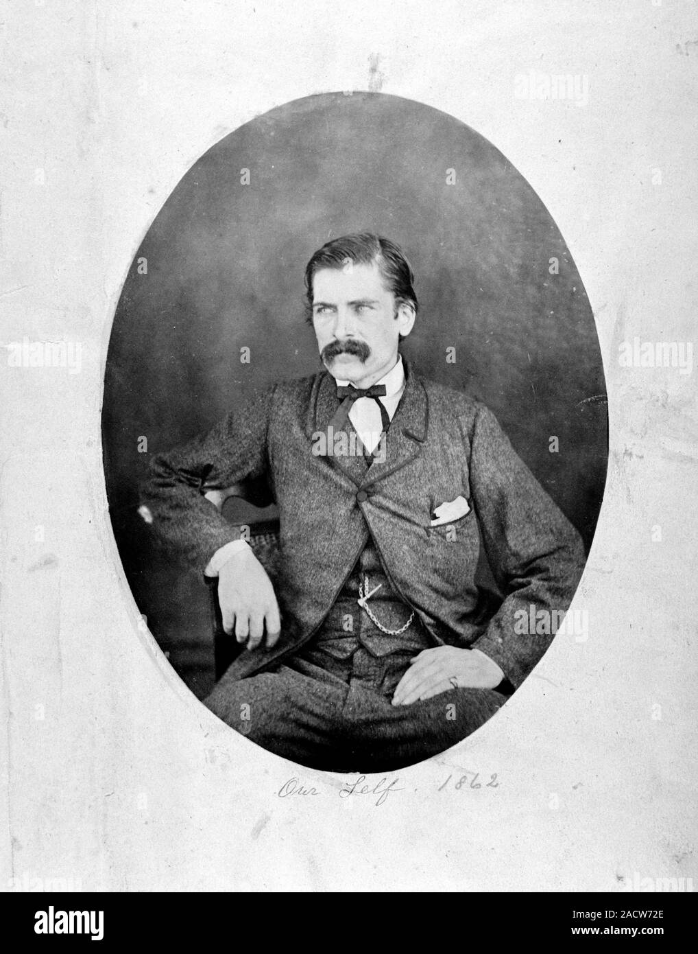 Portrait photograph. Our Self, 1862. Portrait of Henry Robert Winship Stock Photo - Alamy