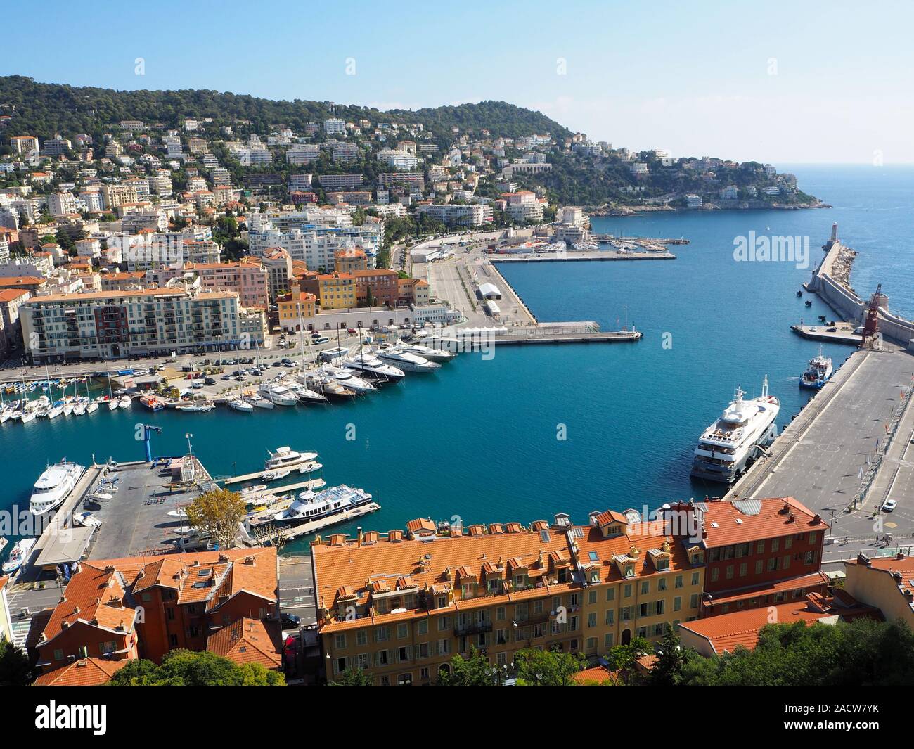 The harbour of Nice , France Stock Photo - Alamy