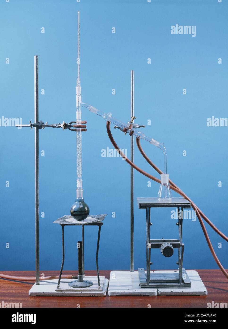 Fractional distillation of crude oil. Fractional distillation separates ...